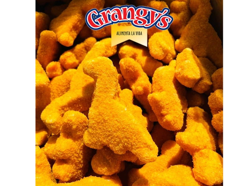 Dinosaurios de Pollo Crocantes - Grangys - Manjares en Casa