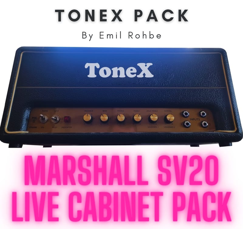 New Vintage Audio | IK Multimedia ToneX | Marshall SV20 Live Cab ToneX