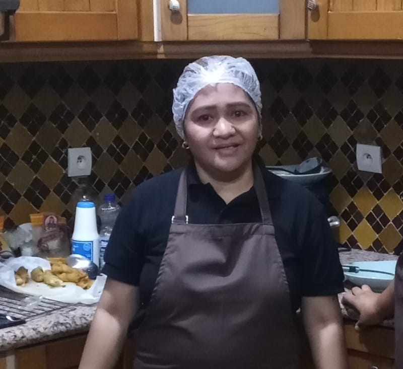 personal chef cuisine Sarah at home in Marrakech