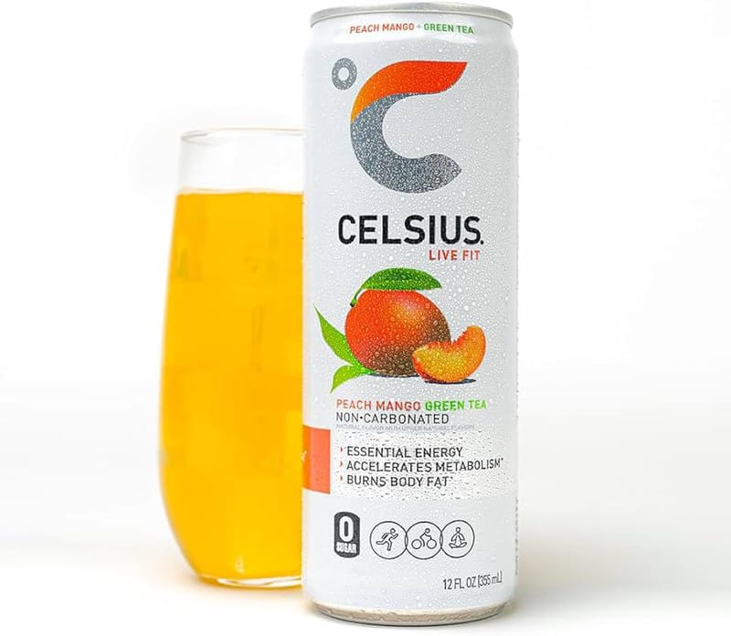 CELSIUS BEBIDA ENERGETICA 12oz (Paquete de 12).