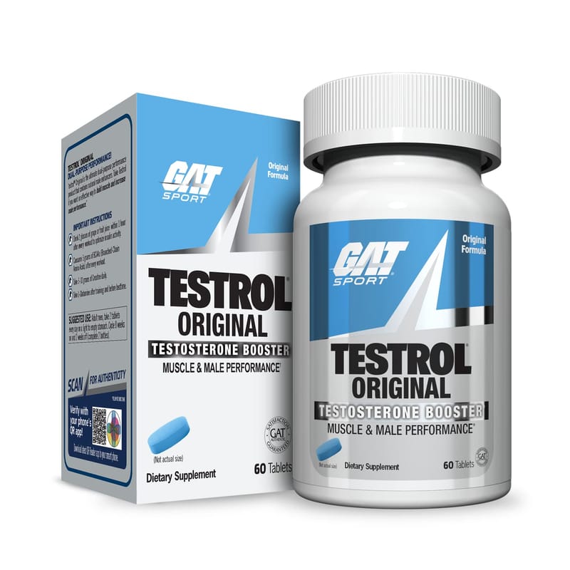 GAT Testrol Original Testosterone Booster 60 Capsules