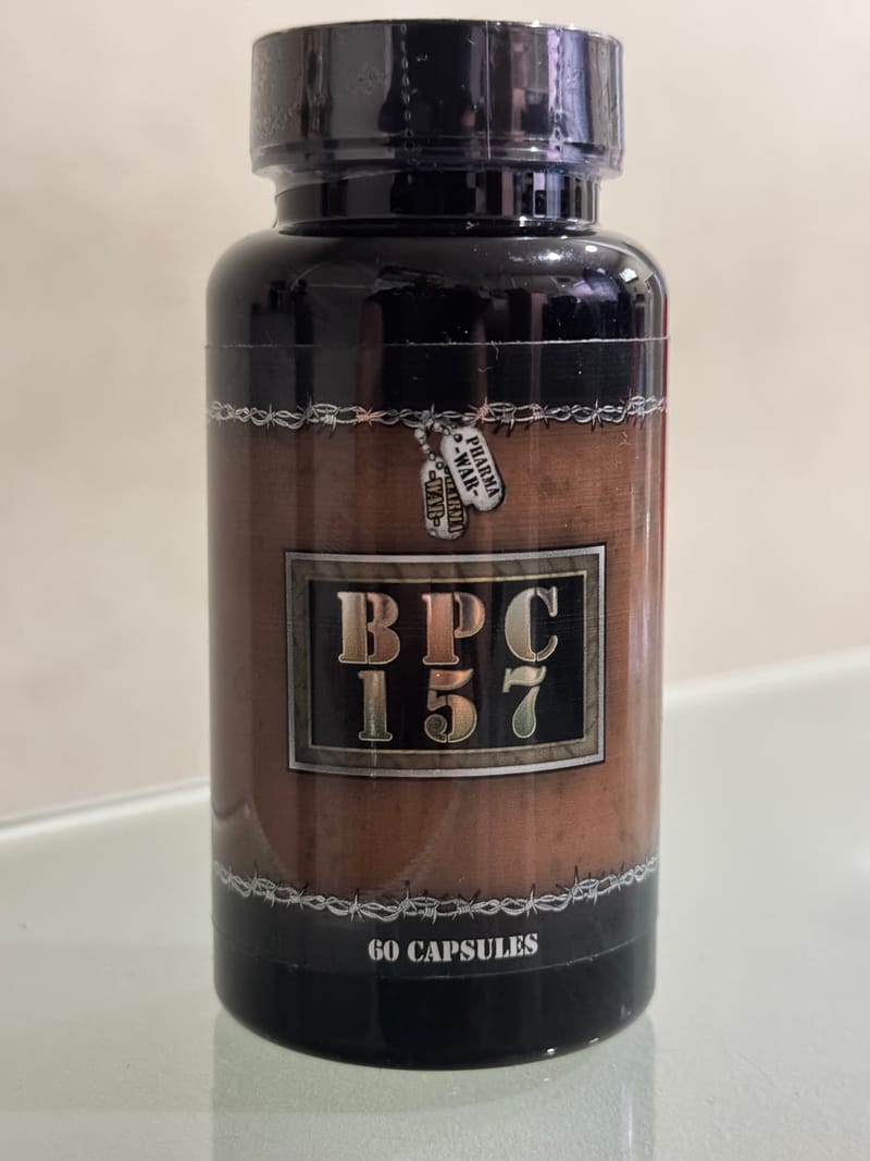 Pharma War BPC 157 PEPTIDE WOLVERINE EFFECTS 60 CAPSULES
