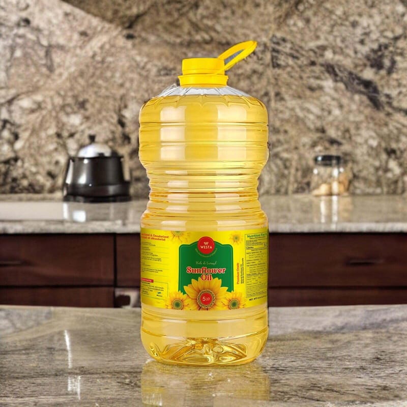 Refined Winterized Deodorized Sunflower Oil 5 L (10.1 LB - 4,6 kg ...