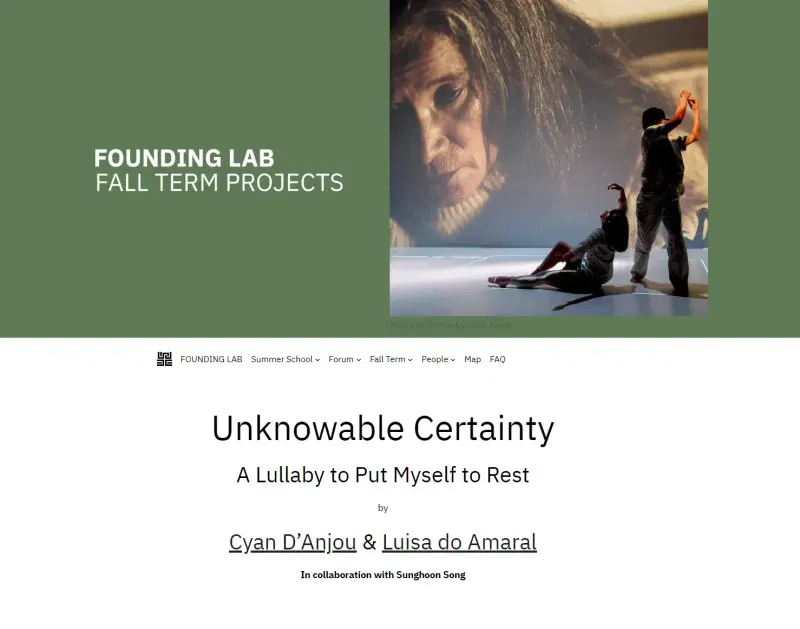 Luisa do Amaral 학생, Ars Electronica x IT:U 그룹전 Open House 참여, 2024. 2. 29. - KAIST SOCIAL ...