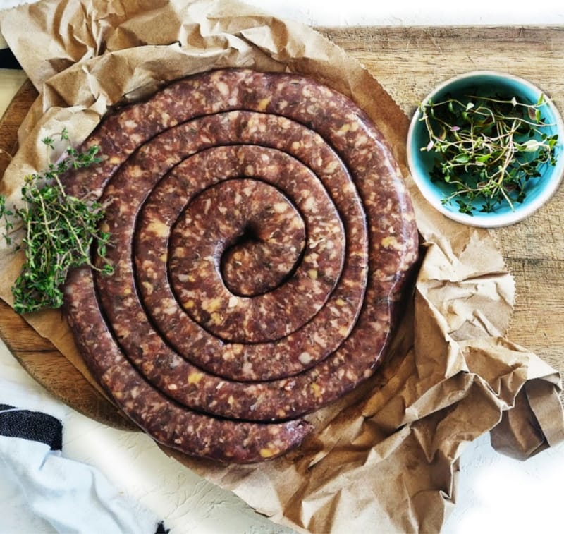 Thyme Beef Wors - 500g LS - Cyrus Farm Health Store