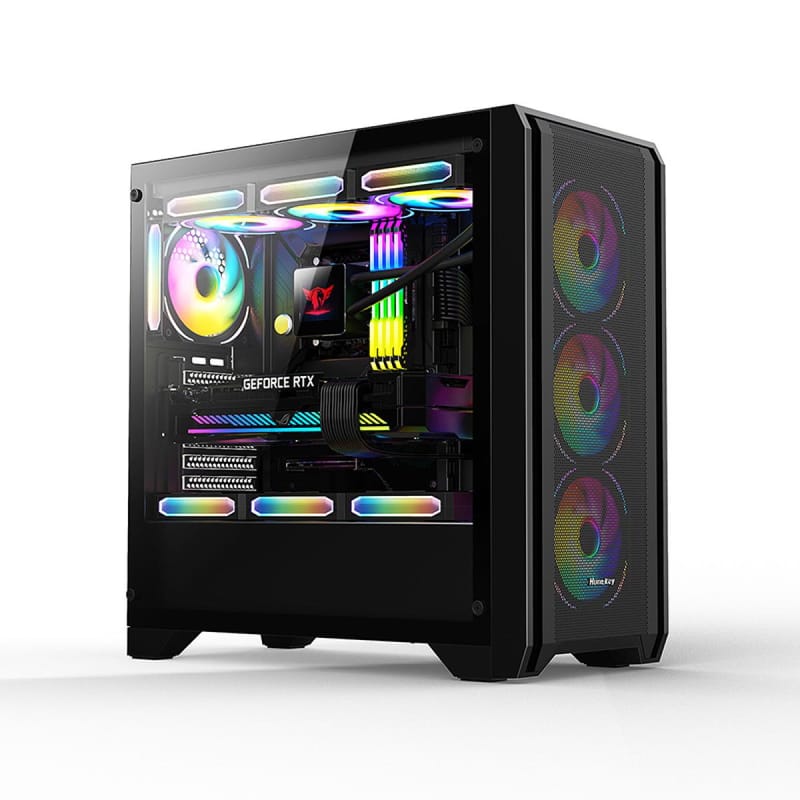 Huntkey GX750A Gaming Case Rgb -Black