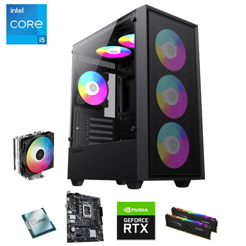 GAMING PC INTEL CORE i5 13400F / RTX 4060 8GB / 16GB RAM DDR4 /SSD NVME 1TB - The Professional ...
