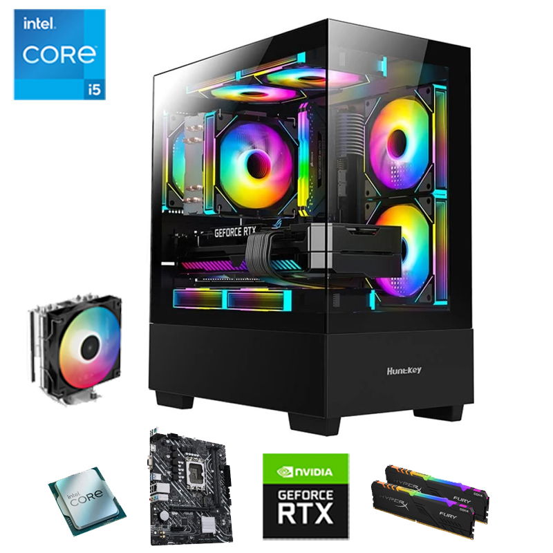 GAMING PC INTEL CORE i5 12400F // RTX 4060 TI 8GB // 16GB RAM DDR4 - Custom Build - The ...