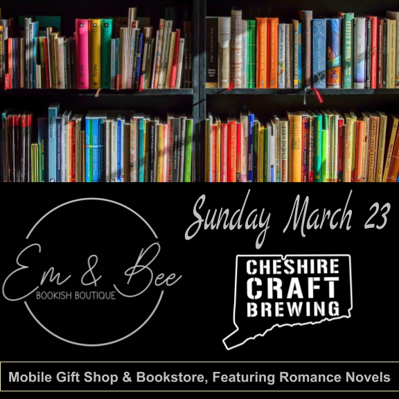 Pop-Up Shops at Cheshire Craft Brewing, March 23, 2025: Em & Bee Books