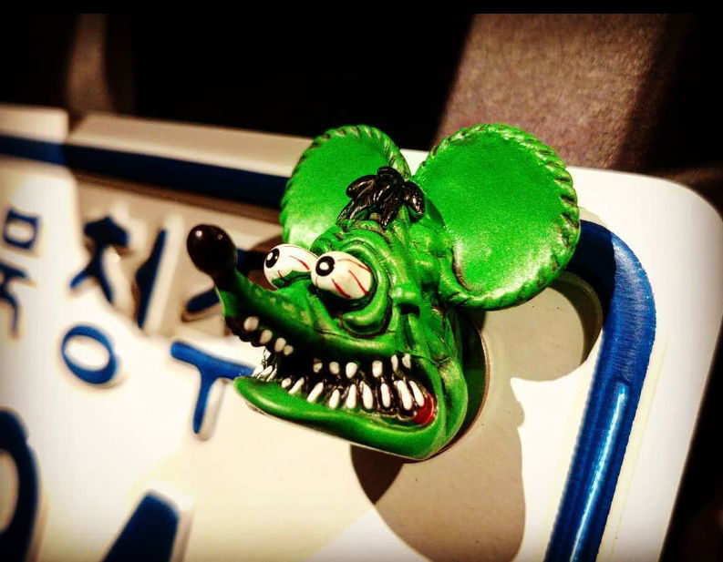 RAT FINK Face Logo License Frames - AUTO MINI MATE CAR ACCESSORIES ...
