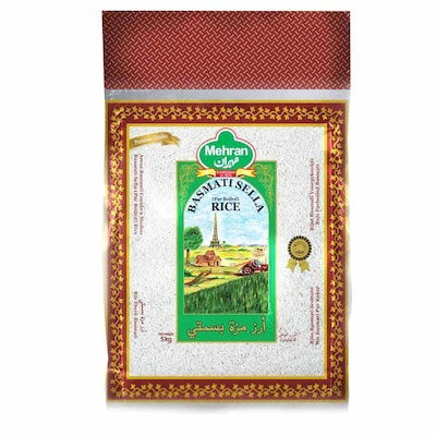 MEHRAN BASMATI SELLA RICE 5KG - bqala.com