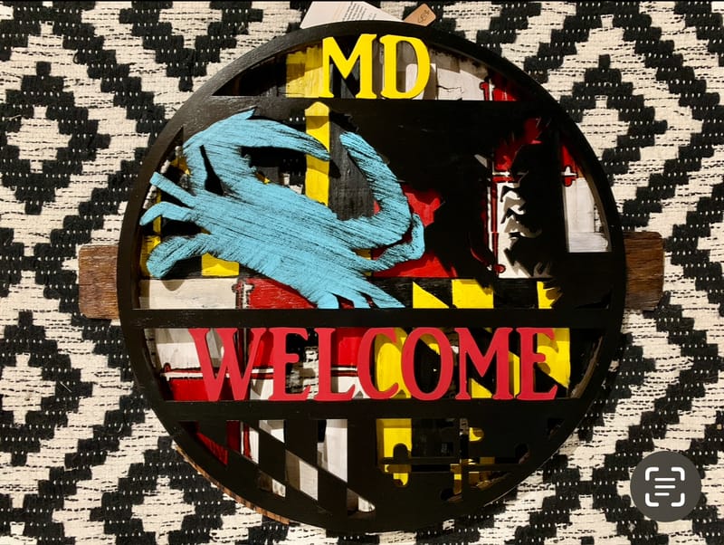MD FLAG WELCOME crab overlay - 143more... LLC