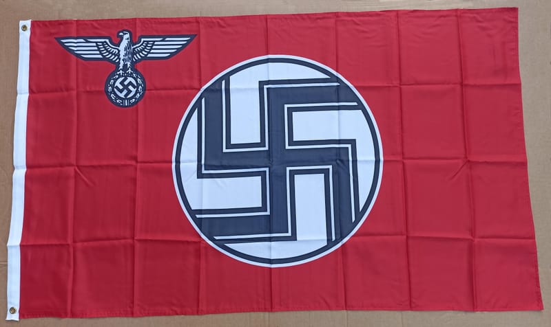 Bandera Reichdientsflagge (III Reich Hitler- Nazi- Alemania) WWII - ATTICAE