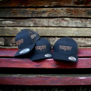 Top Uncle Leather Patch Hats