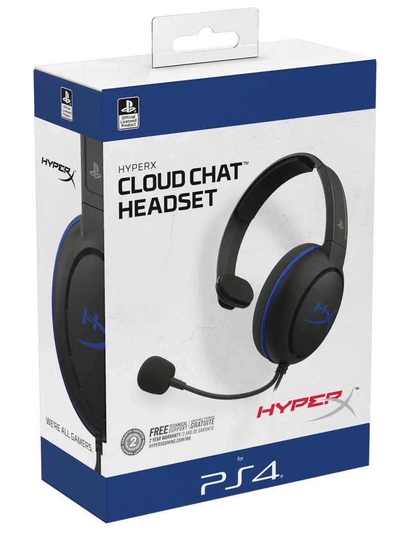 hyperx cloud chat headset för pc/ps4/ps5 - apex