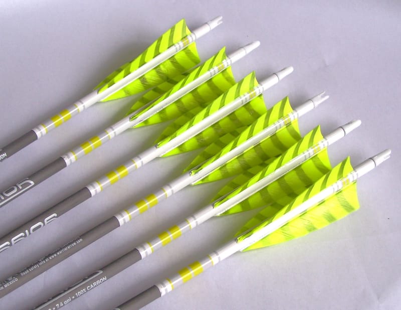 Carbon Express finished arrows with 3" feathers (sold per dozen) - No ...