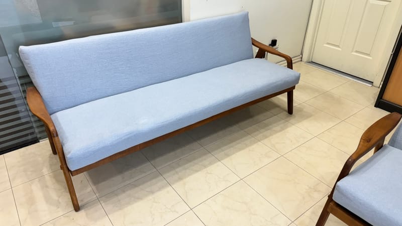 MCM Danish Deluxe Noga sofa bed RESTORED - www.s4e.org.au