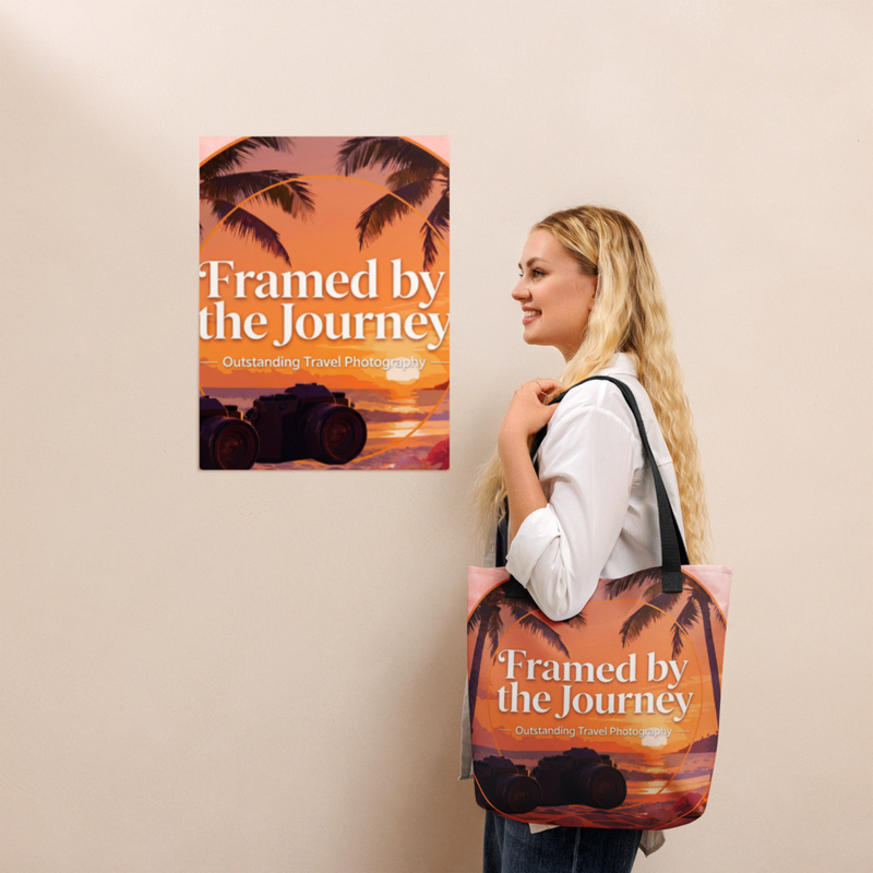 Framed by the Journey Tote bag - www.s4e.org.au