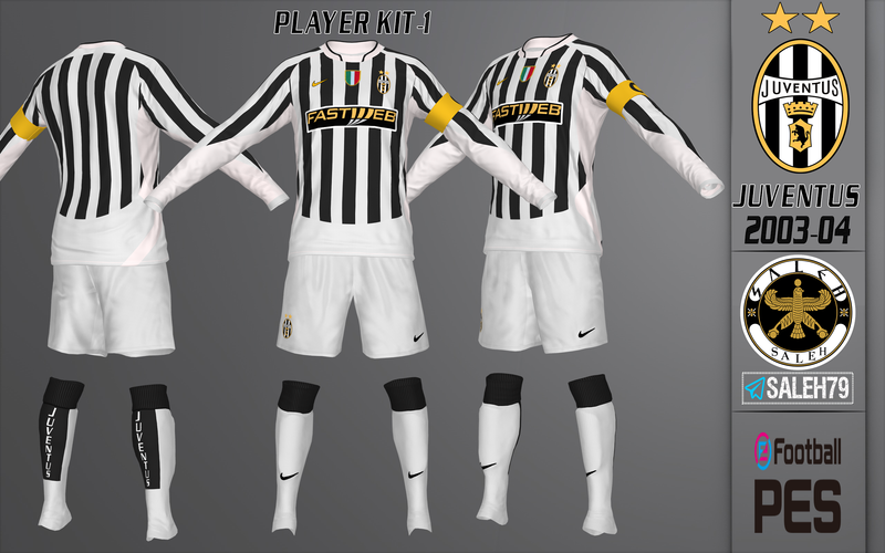 KIT home juvntus 2003-04 - maker-3d