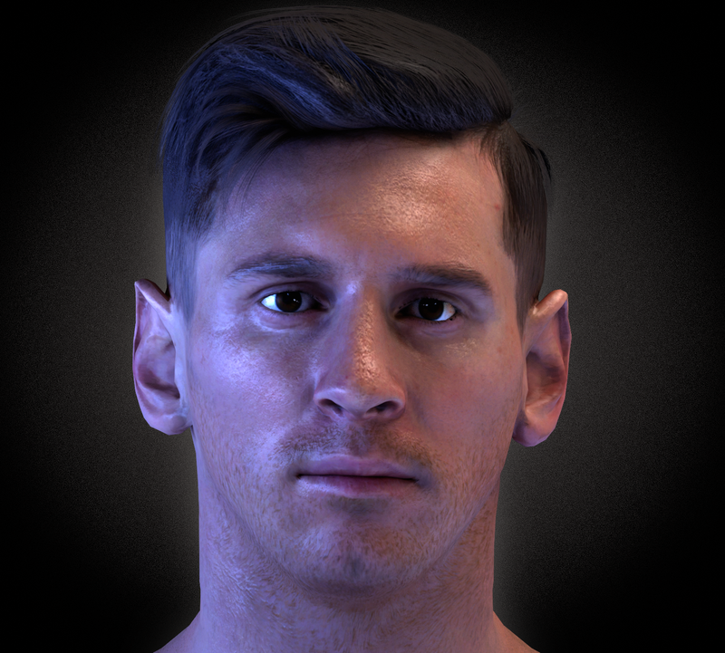 messi 3d model - maker-3d