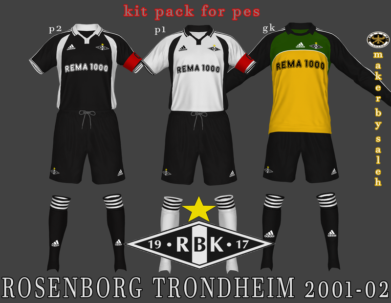 ROSENBORG TRONDHEIM 2001-02 KITS - maker-3d