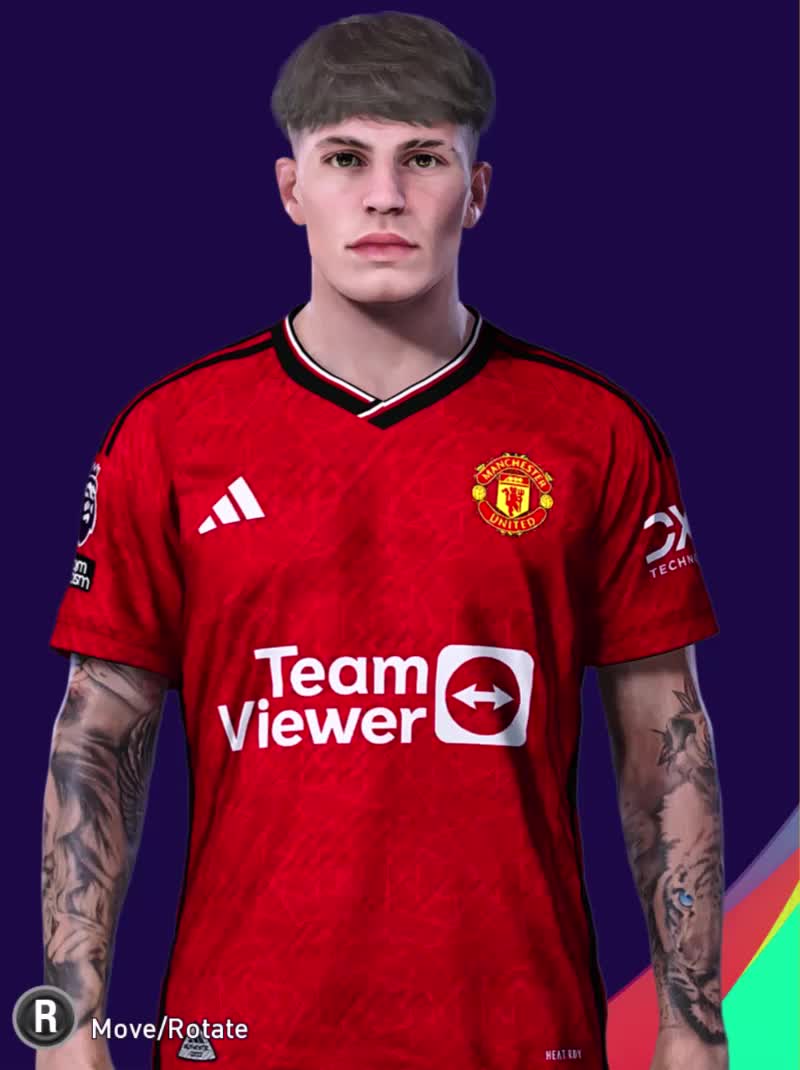 Alejandro Garnacho V2+TATTOOS - maker-3d