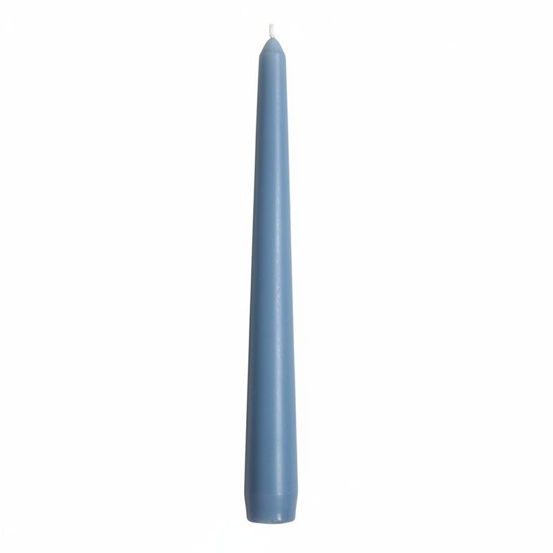 Dusky Blue Taper Candle | Serendipity Candle Company