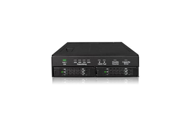 ToughArmor RAID MB902SPR-B R1: Dual 2.5" SATA RAID 1 & JBOD Rack