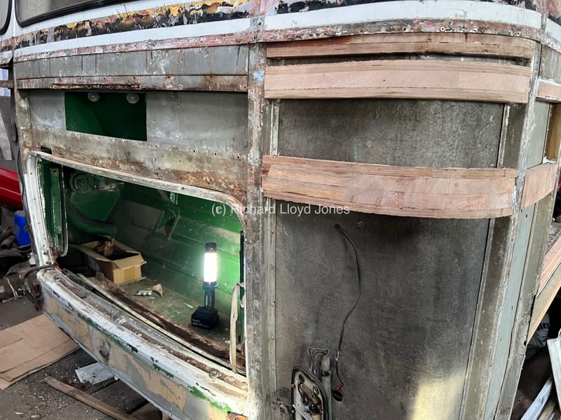 Bodywork Session 12: Rear bodywork restoration