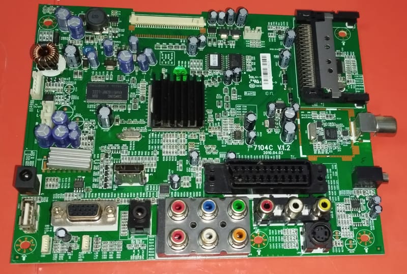 7104C V1.2 PLACA MAIN BOARD SCHEDA PARA FOR 📺BELSON BSV-19100