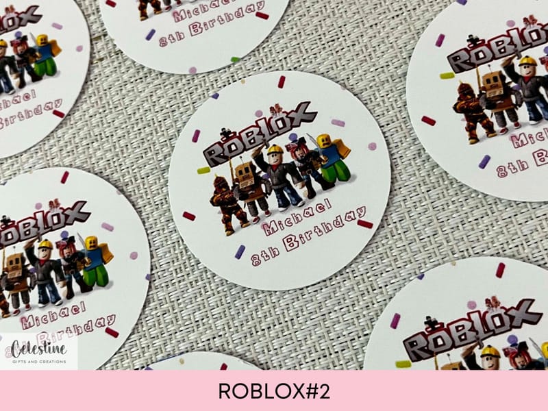 ROUND STICKERS - Celestine Gifts and Creations