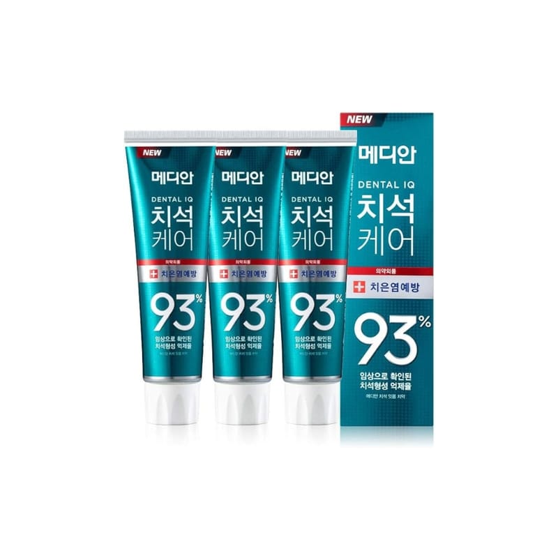 MEDIAN (Pack of 3) 93% Green Toothpaste Toothpaste for The Prevention ...