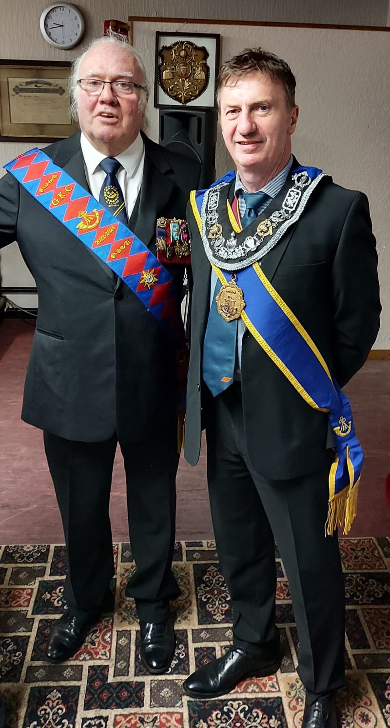 Stephen Preston PGKC Received the GUOKGH OM - The GUOKGH