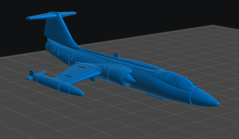 Lockheed F-104 Starfighter - Tabletopflights.com