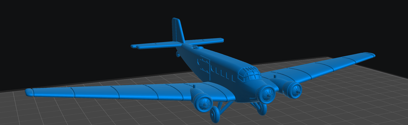 Junkers Ju-52 Corrugated Skin - Tabletopflights.com