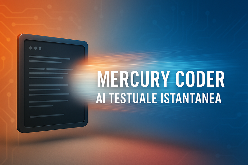 Mercury Coder AI: Generazione Testuale Ultrarapida con Modello LLDM
