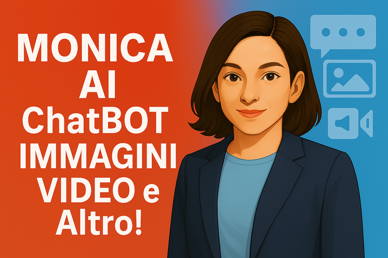 MONICA AI: chatbot, immagini, video e voce in un unico strumento
