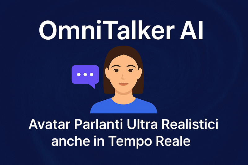 OmniTalker: Avatar Parlanti AI Realistici in Tempo Reale