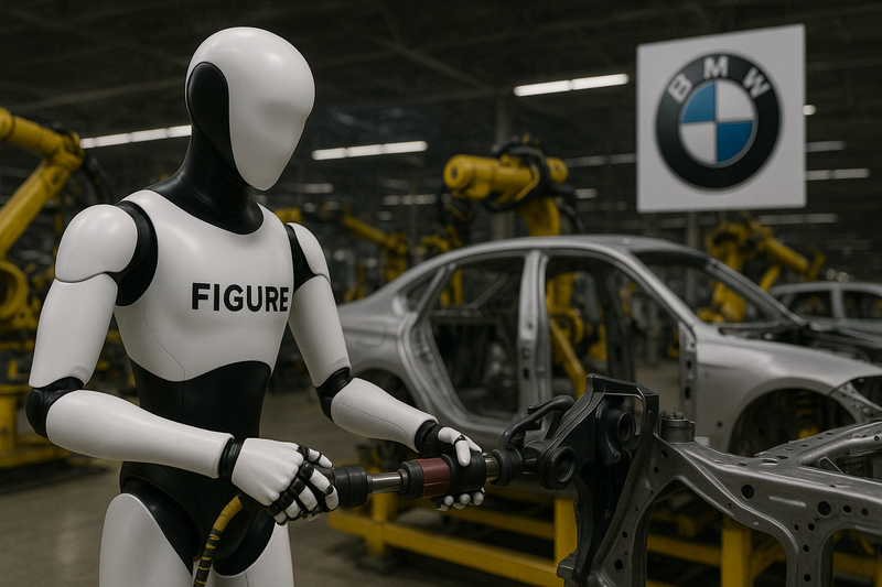 BMW assume robot umanoidi Figure 02 nella sua fabbrica USA