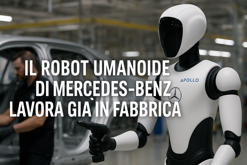 Apollo, il robot umanoide Mercedes lavora in fabbrica