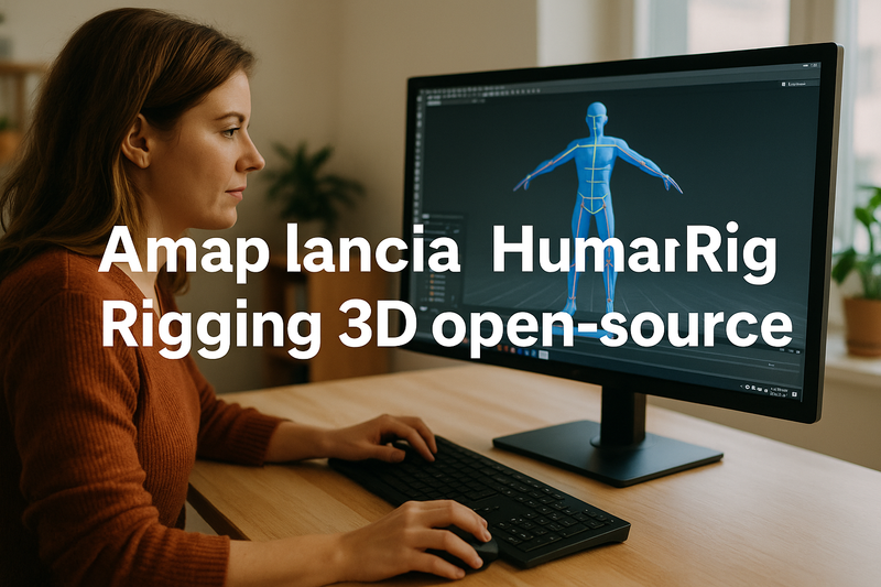 Amap lancia HumanRig: rigging 3D open-source