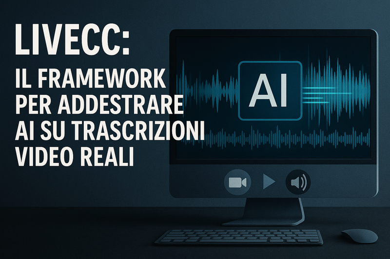 LiveCC: il framework per addestrare AI su trascrizioni video reali