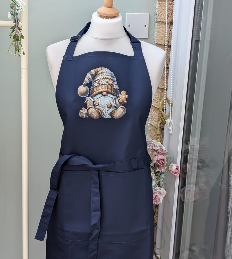 Navy 'Ginger-Man Gonk' Apron