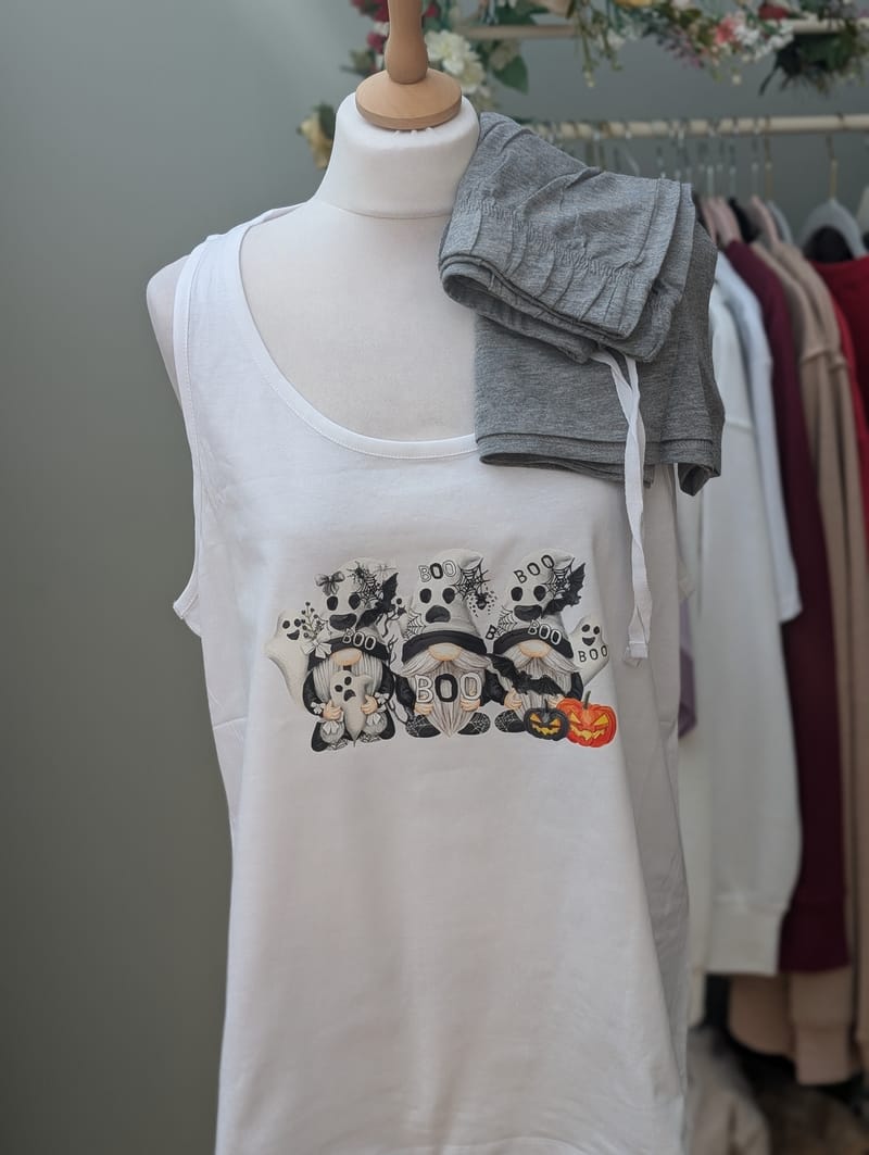 'Elephant & Gonk' With Grey Bottoms Pyjamas