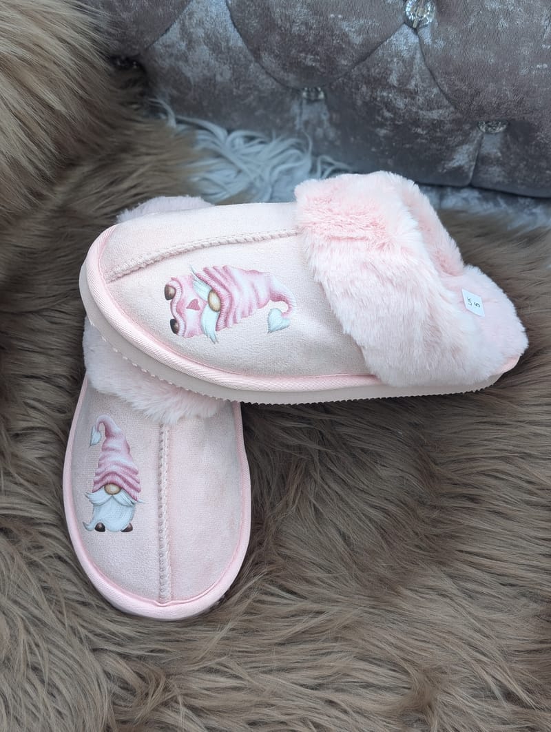 Pink 'Pretty Pink Gonk' Slippers
