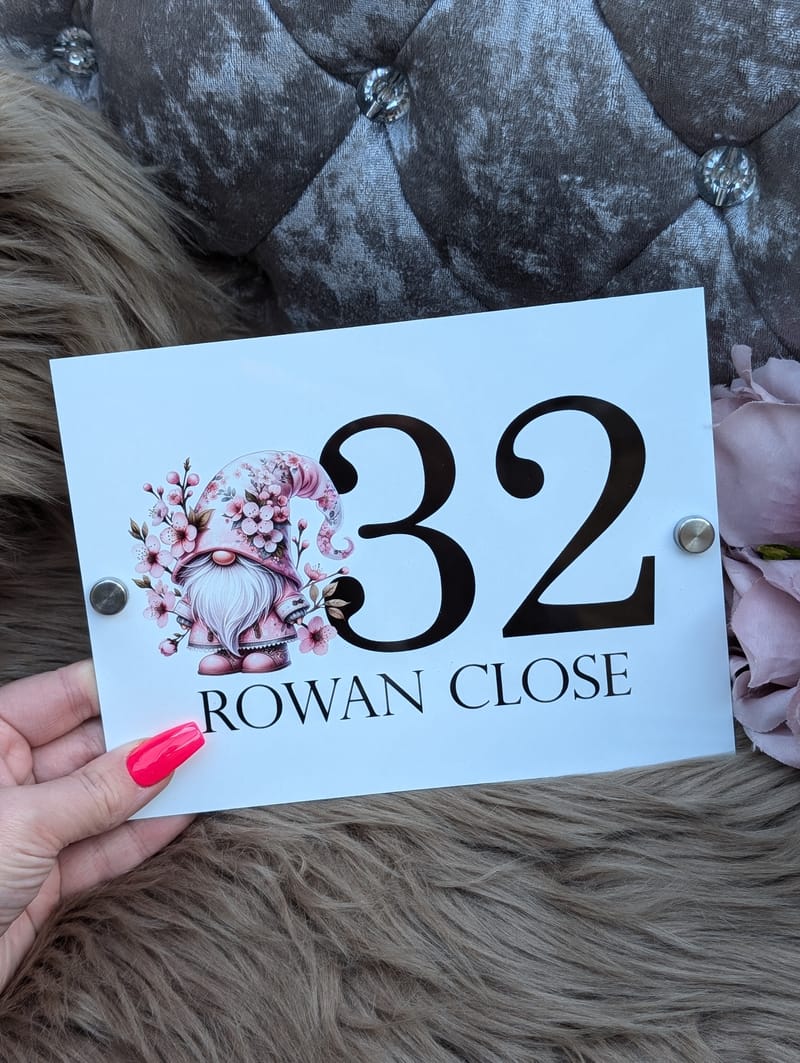 'Galaxy Gonk' Design House Number Plaque