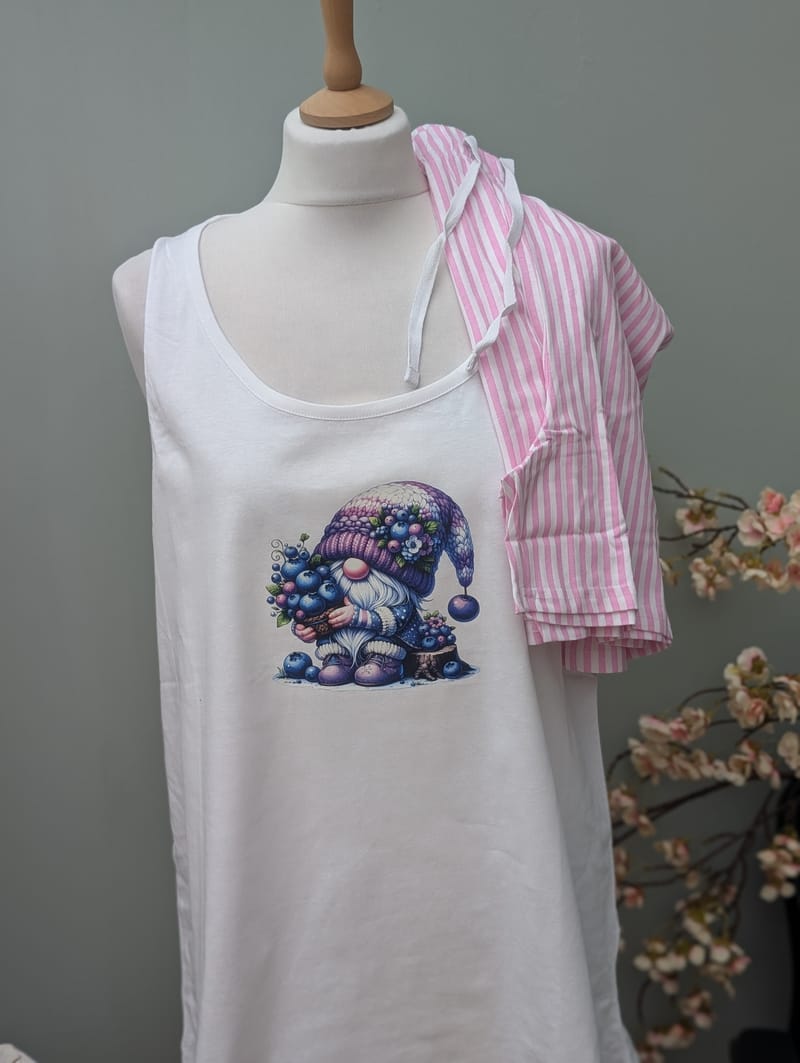 'Elephant & Gonk' With Grey Bottoms Pyjamas