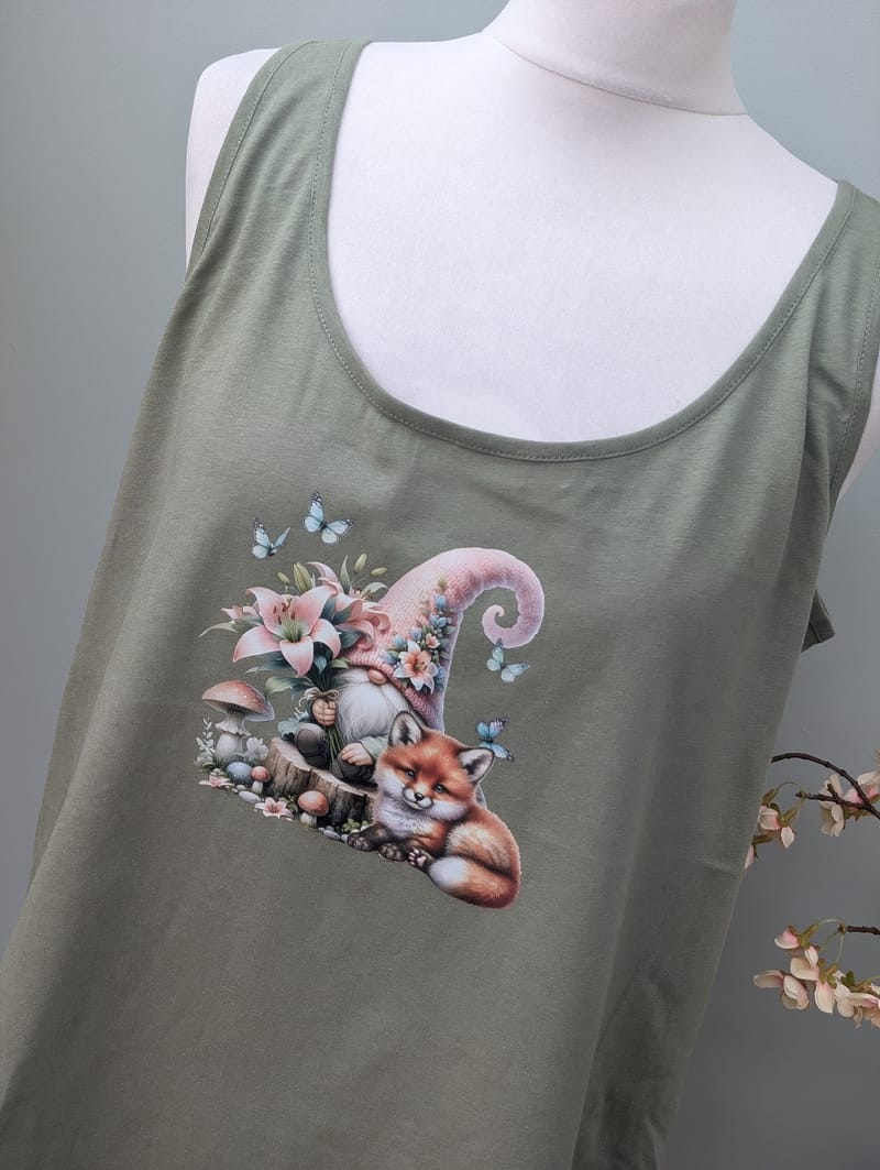 Ladies 'Fox Gonk' Loose Fit Vest