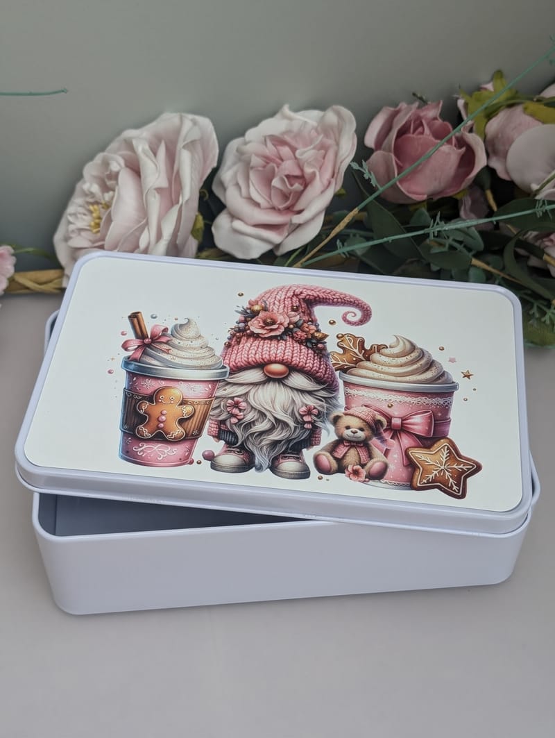 'Gingerbread Swirl Gonk' Sweet Tin