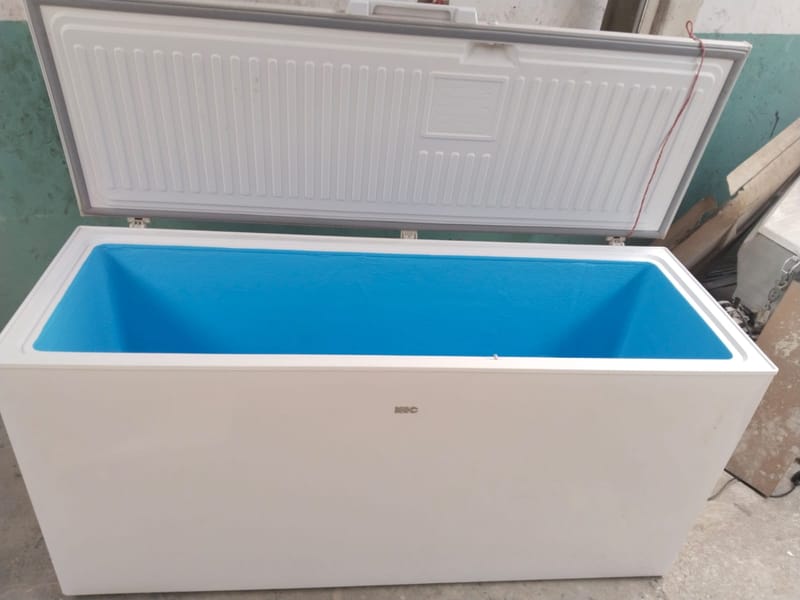 Freezer converted to ice box - HH Fiberglass Services (Pty) Ltd